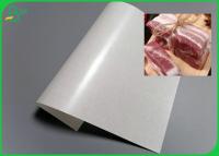China Food Grade Coated One Side PE White MG Paper Roll 30gr 40gr For Fresh Meat Wrapping for sale