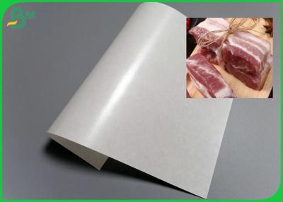 China Food Grade Coated One Side PE White MG Paper Roll 30gr 40gr For Fresh Meat Wrapping for sale