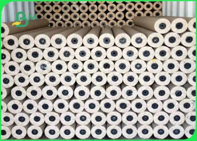 China Plain White 60gsm 70gsm Matte Inkjet Plotter Pattern Paper Roll For Cutting Room for sale