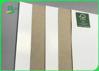 China 140 - 200gsm One Side Coated Kraft Board For Boxes Making for sale
