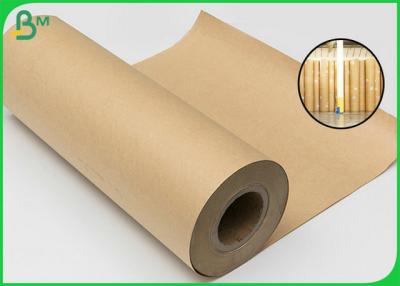 China 100gsm Good Strength Roll Brown Kraft Paper food Grade of 31inch 43inch Width for sale