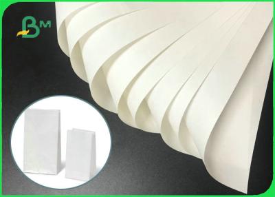 China Hard Strength 80gsm - 120gsm 610 * 860mm White Kraft Paper In Roll For Bags for sale