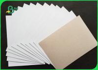 China 230gsm 250gsm Grey Back Duplex Board For Shirt Liner Smooth Surface 610 * 860mm for sale