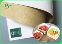 China 250g 300g Virgin Wood Pulp CCKB Clay Coated Kraft Board For Packaging Fast Food for sale
