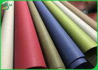 China Strong 0.55mm nature brown Washable Kraft Reciclable Paper Roll For Making Backpack for sale