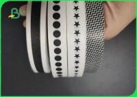 China 100% Wood Pulp 13.5mm 14mm printed Straw Paper For Wedding Biodegradable for sale