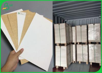 China 270gr 325gr One Side White Back Kraft Paper Food Grade For Hamburg Box for sale