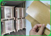 China Hard Density Packaging Paper Board 90g To 450g PE Coated Brown Kraft Liner Sheets for sale