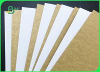 China 325gsm 365gsm White Top Kraft Back High Strength For Street Snacks Boxes for sale