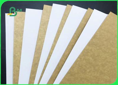 China 325gsm 365gsm White Top Kraft Back High Strength For Street Snacks Boxes for sale