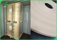 China FDA Approved 60gsm 120gsm Brown Straw Paper For Drinks Shop Good Stiffness for sale
