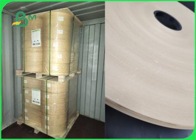 China FDA Approved 60gsm 120gsm Brown Straw Paper For Drinks Shop Good Stiffness for sale