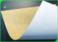 China 200gsm - 350gsm Environmental White Top Kraft Liner For Food Packing for sale