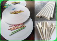 China 60g 120g Solid White Straw Paper Rolls For Cake Pop Stick 620mm for sale