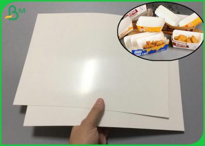 China 300gsm White FBB Board Coated PE Material For Greaseproof Lunch Box Making for sale