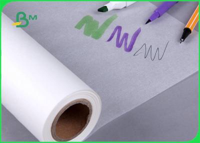 China 73gsm 83gsm Translucent CAD Tracing Paper For Drawing 18 Inch 24 Inch X 50 Yard for sale