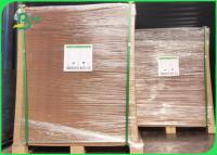 China PE Coated Kraft Board Brown Color Waterproof 270gsm + 18g For Food Container for sale