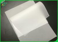 China 24 / 35inch Width Parchment Paper 50g 73g White Tracing Paper Roll For Drawing for sale