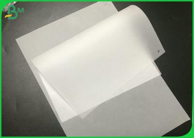 China 24 / 35inch Width Parchment Paper 50g 73g White Tracing Paper Roll For Drawing for sale