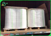 China Width 13 - 15mm FDA Food Grade Stripe Drinking Straw Paper Roll for sale