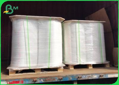 China Width 13 - 15mm FDA Food Grade Stripe Drinking Straw Paper Roll for sale