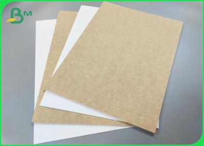 China High Strength Food Grade Paper 325g 365g White Coated Brown Kraft Board For Bread Box for sale