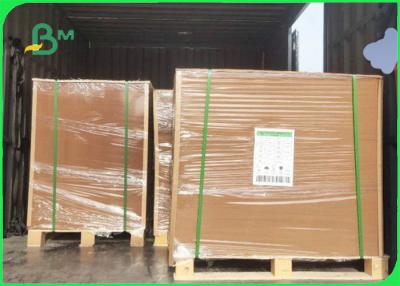 China Waterproof Single Side 350GSM + 18G PE Coated Kraft Paper For Food Packaging for sale