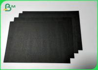 China Recyclable Pollution-Free Uncoated Black Cardboard High Strength Handbags Material for sale