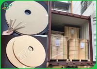China 60gram Brown Kraft Color Straw Paper Roll Degradable To Making Straws for sale