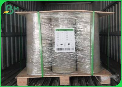 China Tear Resistance Soft Washable Kraft Paper Fabric Roll 0.55mm Thick for sale