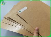 China Polyethylene Coated 300G 350G Unbleached Brown Packaging Cardboard Sheet for sale