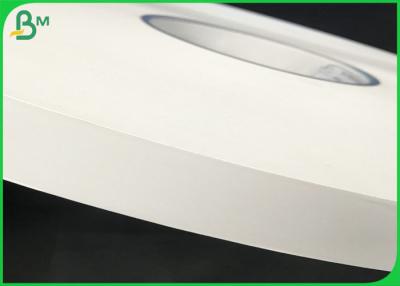 China Food Grade 53mm Width Roll 24grs 28grs White Kraft Paper For Straw tube Wrapped for sale