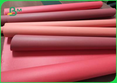 China Reusable Kraft Paper Fabric Washable Paper 0.55mm Red Color 150cm for sale