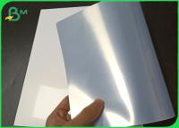 China Single Side Glossy Mirror Coated Kraft Paper With Release Paper for sale