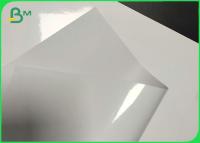 China Water Proof Good Stiffness Semi Gloss Paper Rolls For Making Degradable Sticker Labels for sale