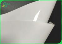 China Water Proof Good Stiffness Semi Gloss Paper Rolls For Making Degradable Sticker Labels for sale