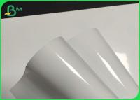 China Water Proof Good Stiffness Semi Gloss Paper Rolls For Making Degradable Sticker Labels for sale