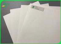 China Printable 250gsm 300gsm White Kraft Paper Sheets Food Grade Handbags Material for sale
