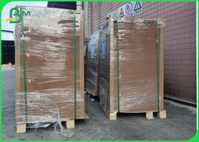 China Greaseproof Single PE Coated Brown Kraft Paper For Food Packing for sale