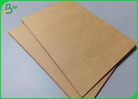 China 100% Virgin 230g 280g Unbleached Color Kraft Paper Sheet For Food Grade Bowl for sale