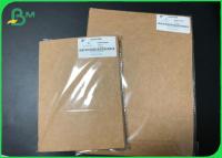 China A4 A5 size food packaging Brown Uncoated Kraft Paper Sheets with FDA Certificate for sale