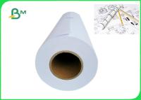 China 80GSM Uncoated CAD Plotter Paper For Engineers With 2'' Core 24inch x 100' for sale