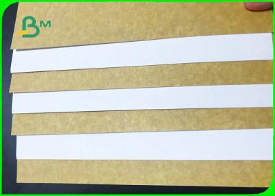China 200gsm - 360gsm White Top Kraft Back Board In Sheet For Food Packages Container for sale