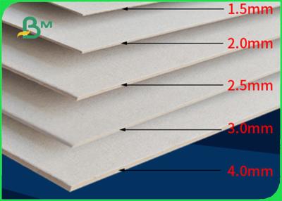 China A4 A3 Laminated Greyboard For Note Pads 1.5mm 2mm Hard Stiffness for sale