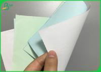 China 50gsm Blue Impression Carbonless NCR Paper Jumbo Roll for Invoice Printing for sale