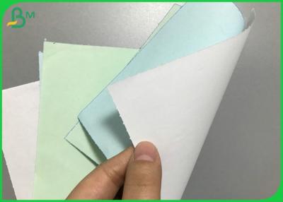 China 50gsm Blue Impression Carbonless NCR Paper Jumbo Roll for Invoice Printing for sale