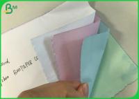 China 50gsm Blue Impression Carbonless NCR Paper Jumbo Roll for Invoice Printing for sale