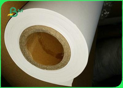 China Garment Factory Uncoated Plain Plotter Paper Roll 60gsm 70gsm For CAD Plotting for sale