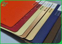 China Single Faced Wave Flute Colour Corrugated Paper Cardboard Sheet For Gift Carton for sale