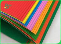 China 120g + 150g Single Face Color Corrugated Paper Board For Furniture Package for sale